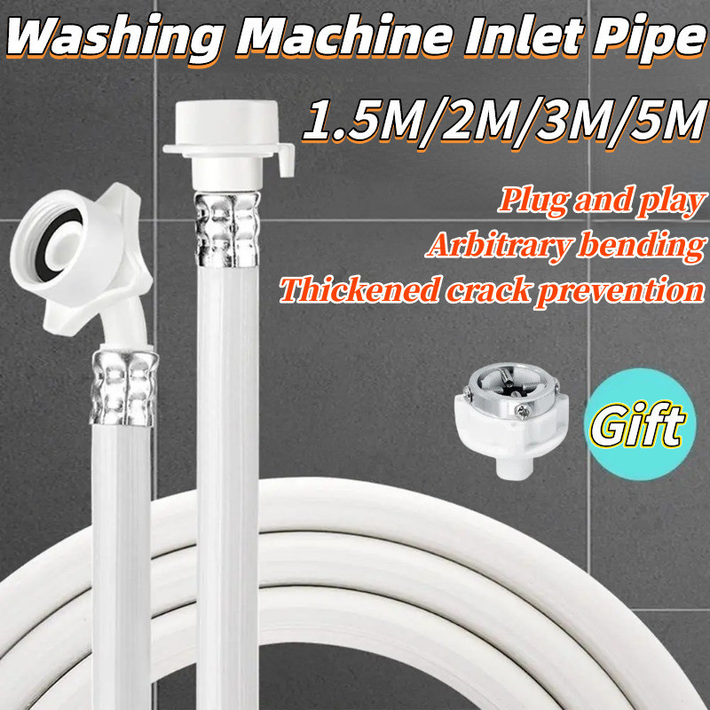 Washing Machine Water Inlet Pipe PVC Washer Connector Water Inlet Pipe ...