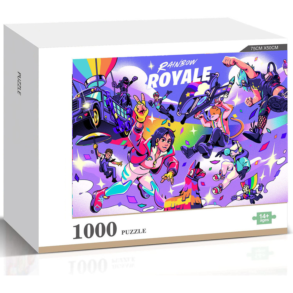 Fortnite Wooden Jigsaw Puzzle Stress Relief Toy Family Game Gift 1000 ...