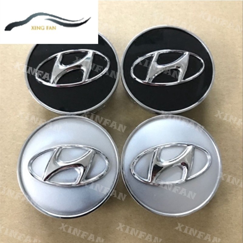 4pcs 60MM Car Wheel Center Hub Caps Badge Emblem Decal Wheel Rim Cover ...