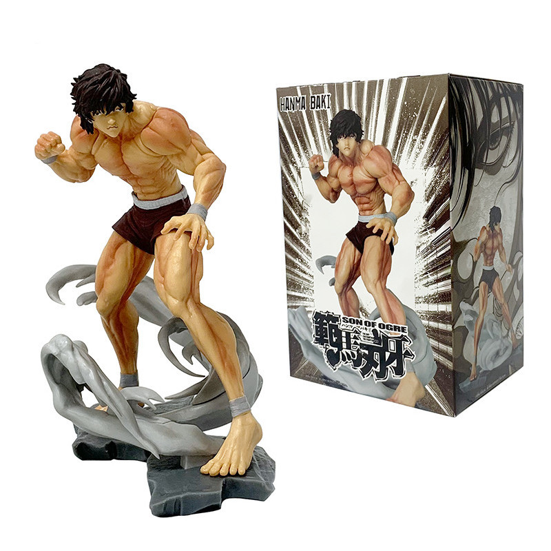 16cm Anime Baki Hanma Figures GK Jack Hanma Grappler Baki Action ...