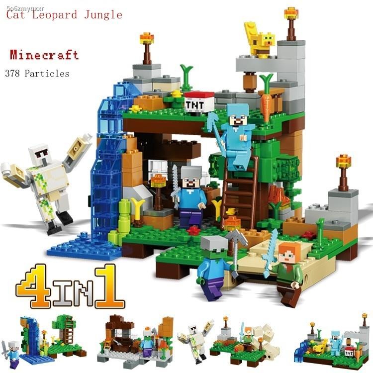 2022 minecraft brick compatible LEGO iron puppet minifigure village ...