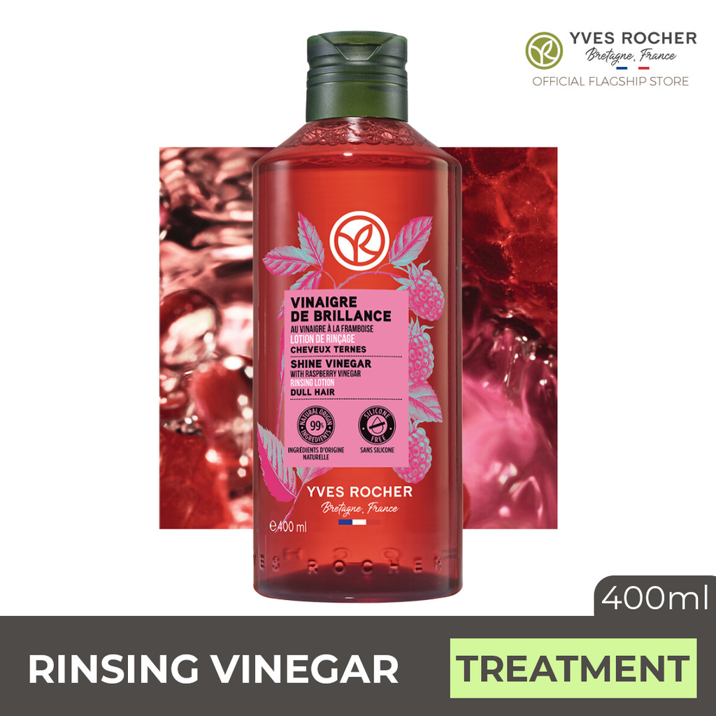 Yves Rocher Shine Rinsing Lotion with Raspberry Vinegar- 400ml ...