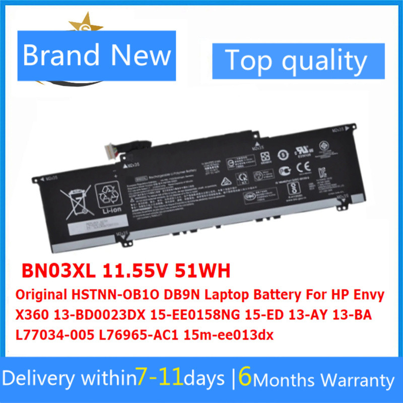 BN03XL HSTNN-OB1O DB9N Laptop Battery For HP Envy X360 13-BD0023DX 15 ...