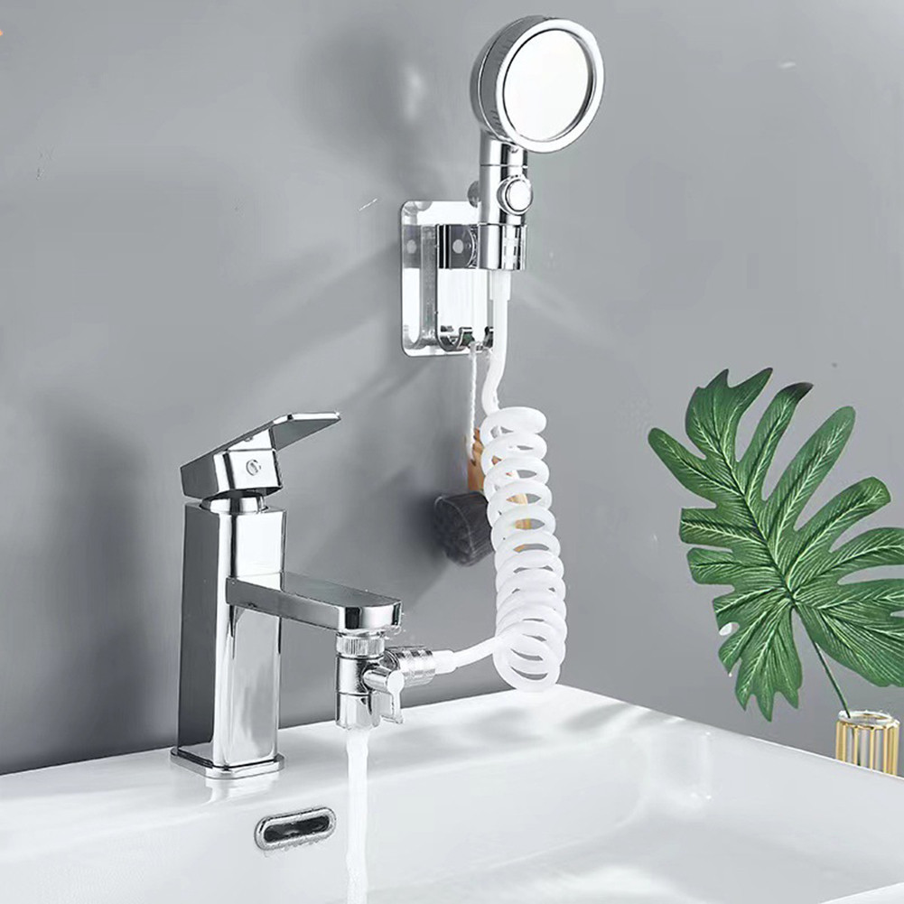 Universal Basin Handheld Shower Set With Stop Water-saving Function For ...