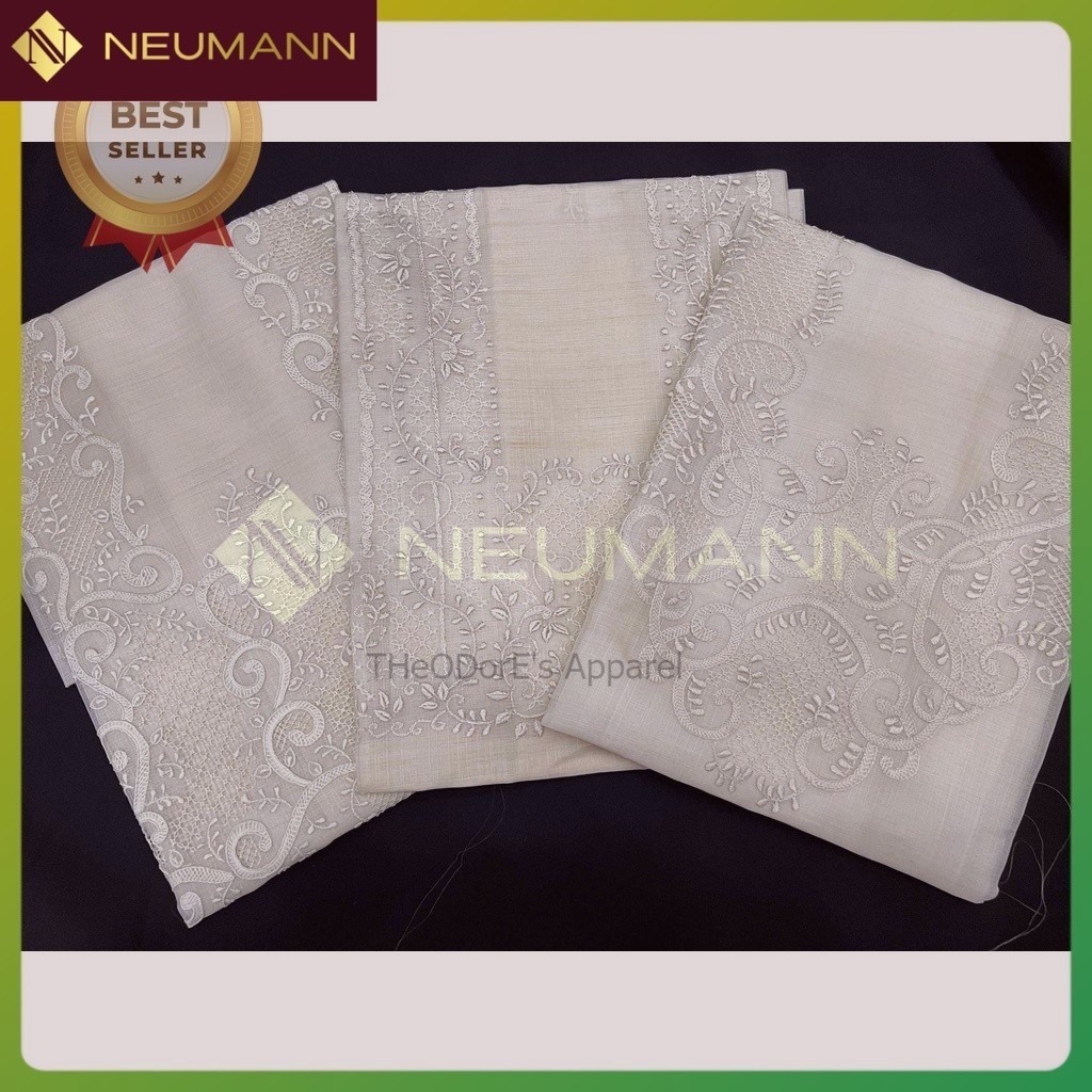 NEUMANN PRECUT EMBROIDERED FABRIC PIÑA COCOON (CALADO) | Shopee Philippines