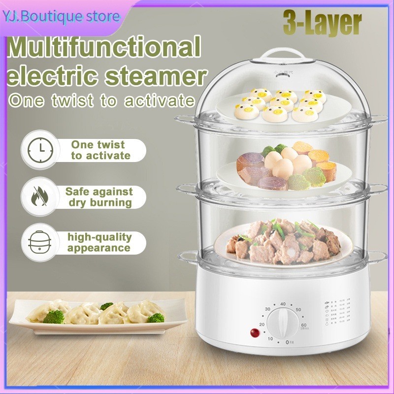 Sale of electric steamer 3-layer large-capacity siu mai siu mai ...