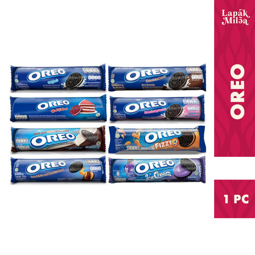 Oreo Biscuit Cream Vanilla Chocolate Stawberry Blueberry Red Velvet ...