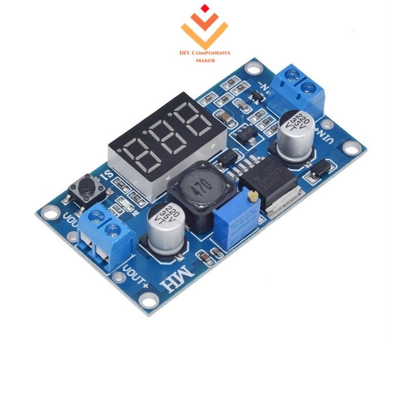 LM2596 DC 4.0~40 to 1.3-37 Buck Step-down Power Converter Module+LED Voltmeter | Shopee Philippines