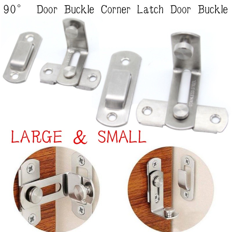 For Window Anti-theft Cabinet Fitting Hasp Latch Hotel Sliding 90 ...