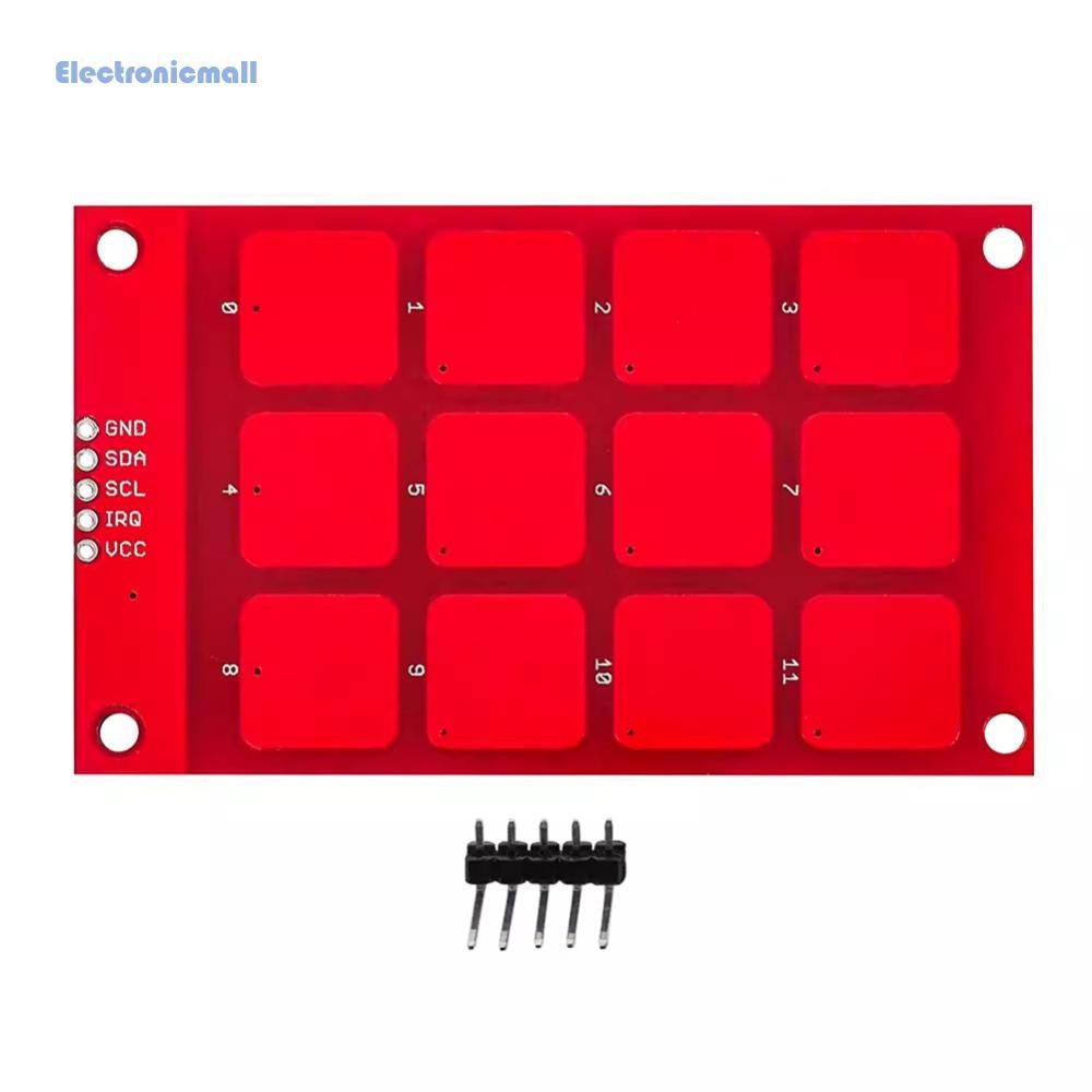 MPR121 3x4 Buttons Keys Keyboard Capacitive Touch Sensor Key Board ...