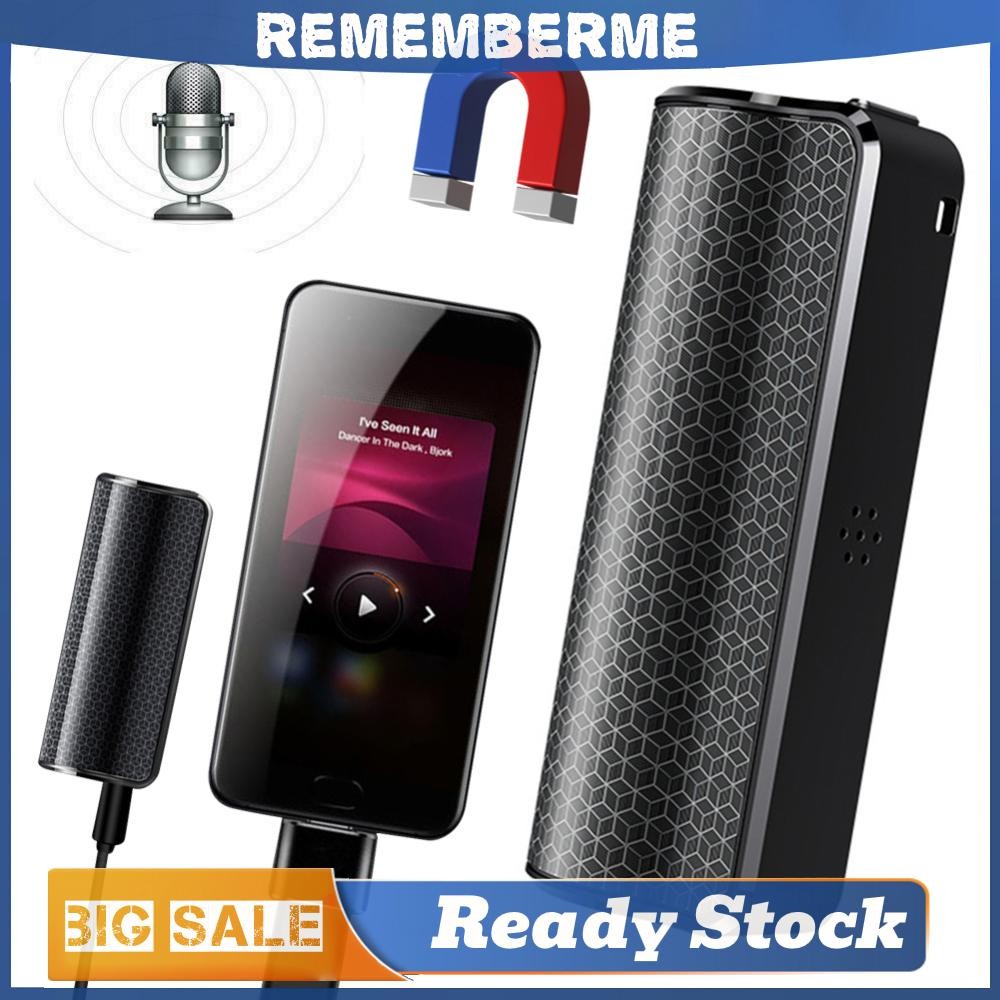 Magnetic Voice Recorder 8/16/32/128GB 40Days Continuous Recording Noise ...