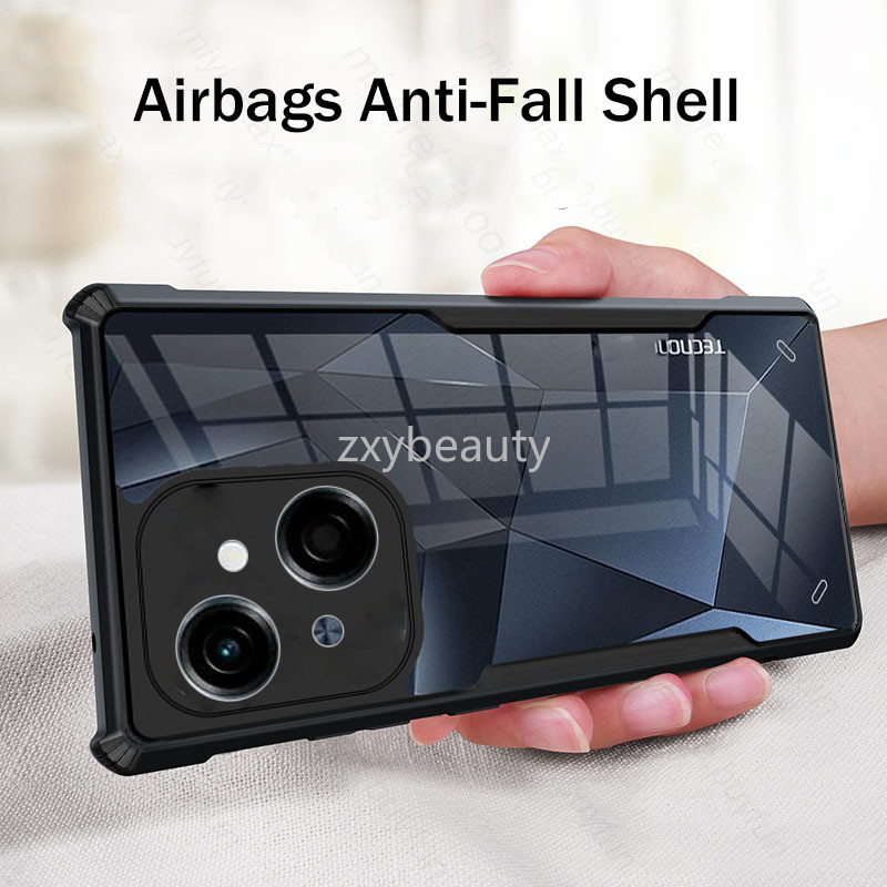 Casing For Tecno Spark Go 1 1S 2025 Case Transparent Acrylic Cover For ...