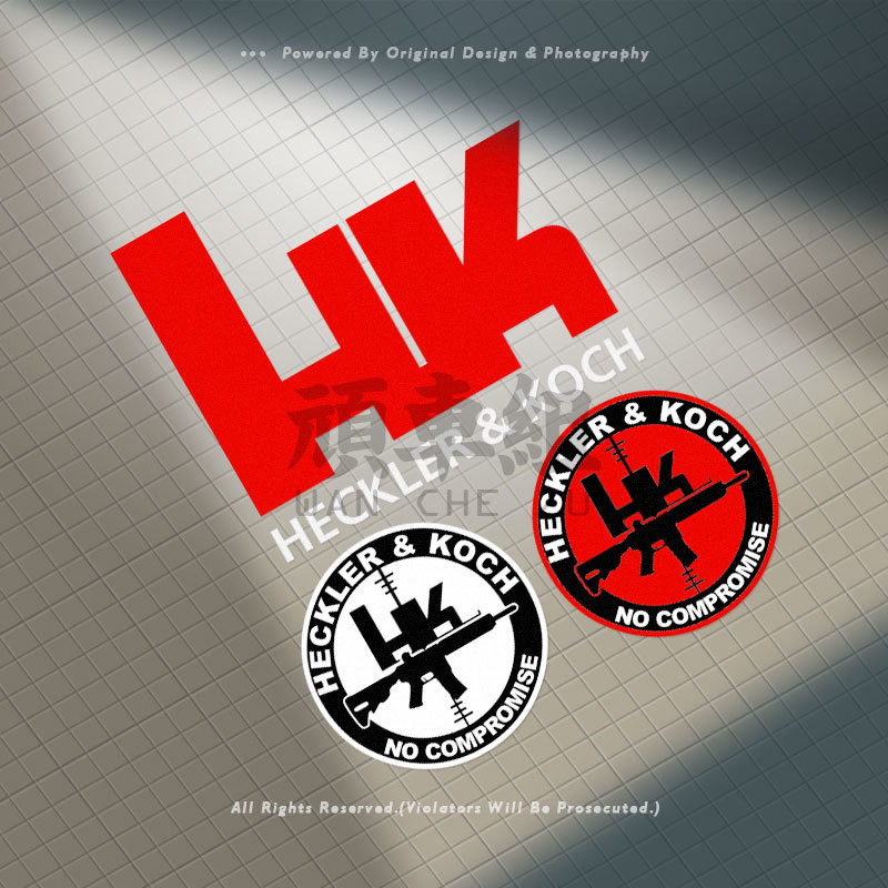 Hk Heckler & Koch Military Military Label Body Sticker Car Sticker ...