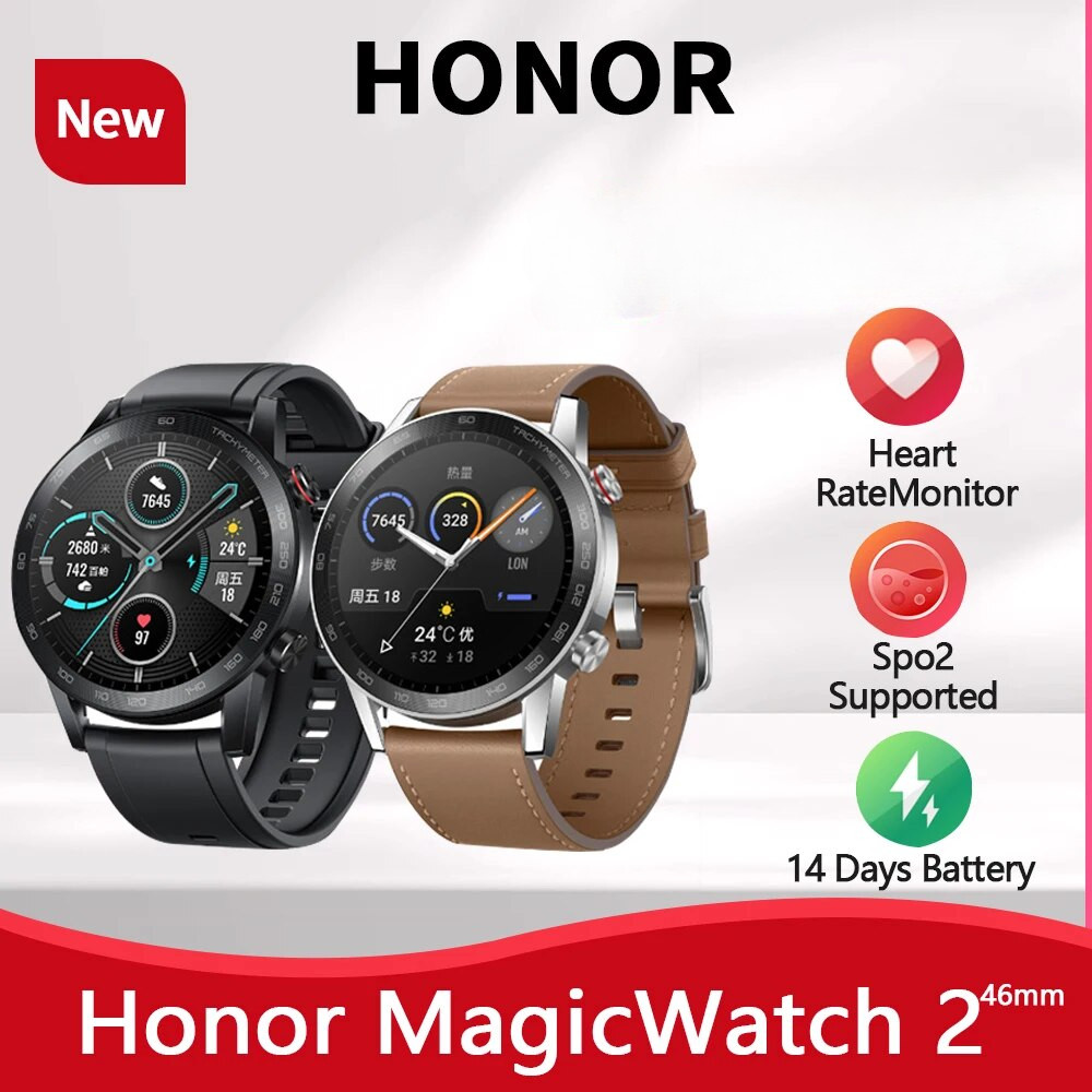 HONOR MagicWatch 2 46mm Smart Watch Global Version Bluetooth Calling ...