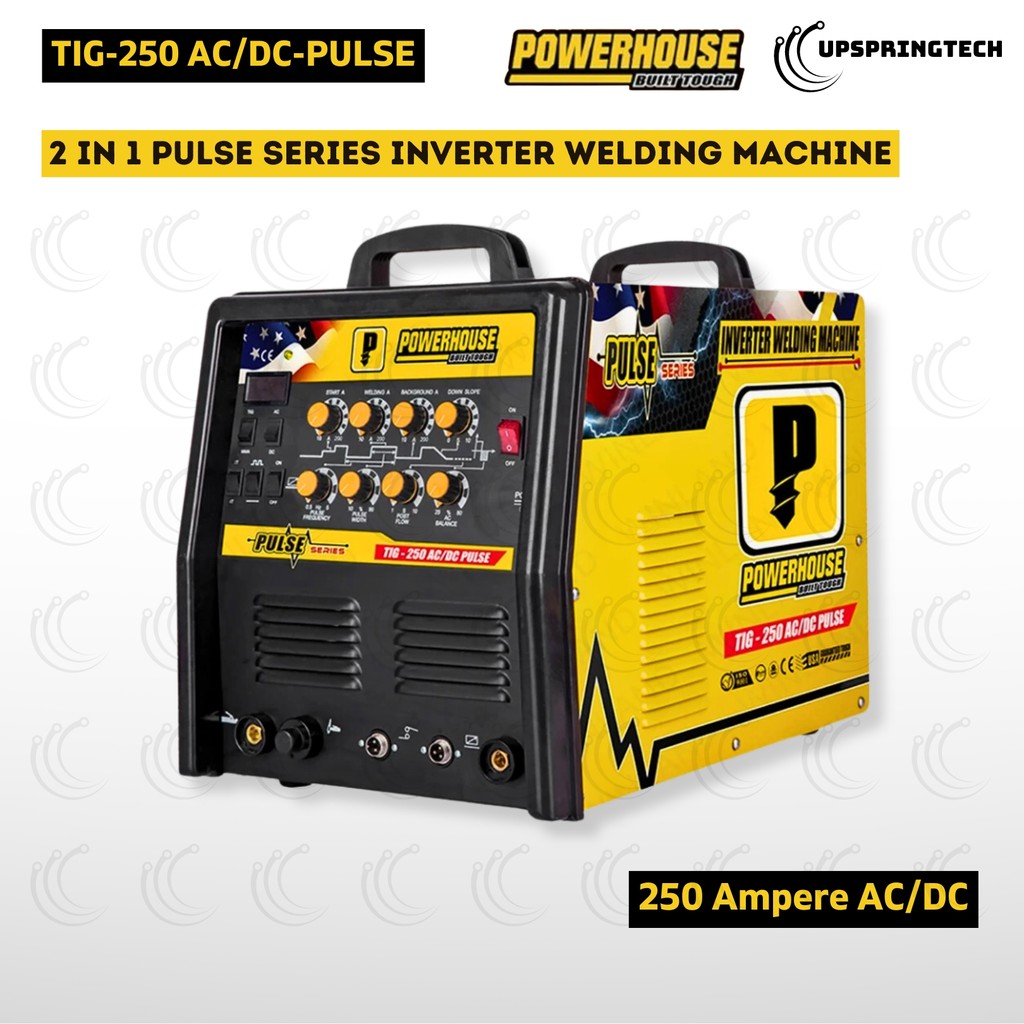 Powerhouse 250 Ampere AC/DC TIG/MMA 2 in 1 Pulse Series Inverter ...