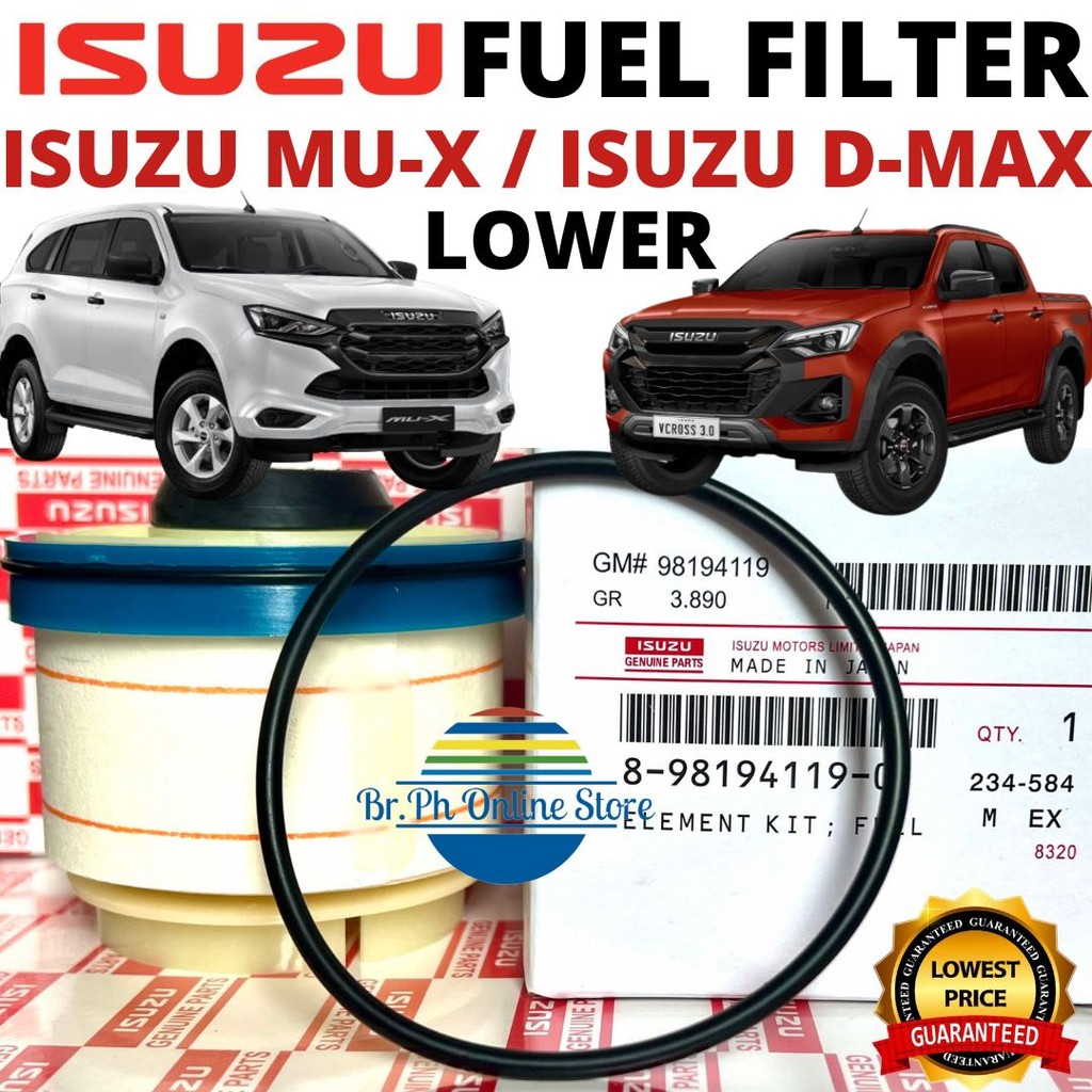 ISUZU FUEL FILTER (UPPER) FOR ISUZU DMAX / ISUZU TRAVIZ / ISUZU MUX (8-98159693-0) | Shopee ...