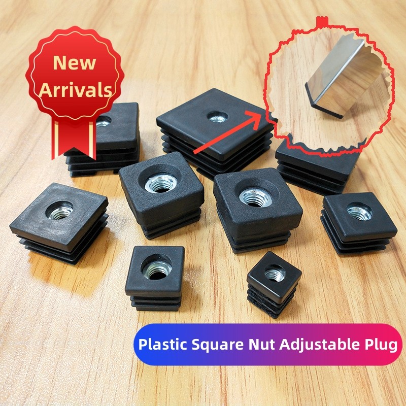 M6 M8 M10 Plastic Square Nut Adjustable Plug Pipe Plug Cap Sealed End ...