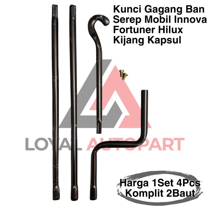 Toyota Innova Fortuner Kijang Capsule Hilux Car Spare Tire Jack Handle ...