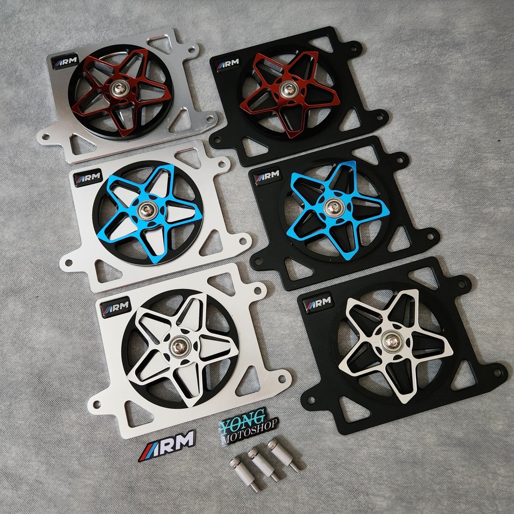 Spiner RADIATOR COVER 3D TYPE STAR ARM ARUMI | Shopee Philippines