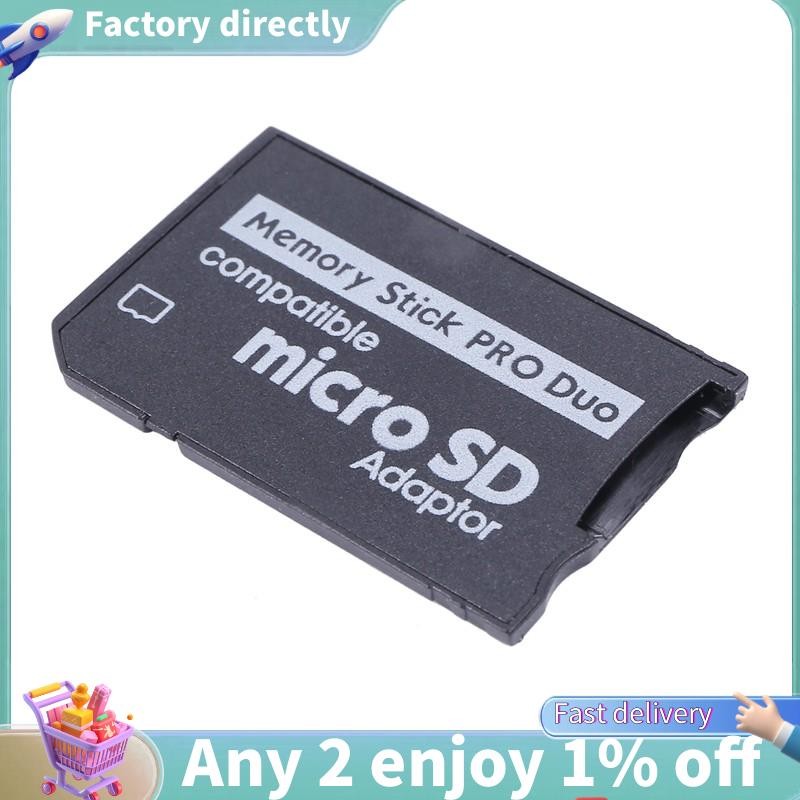 LU-Memory Stick Pro Duo Mini MicroSD TF to MS Adapter SD SDHC Card ...