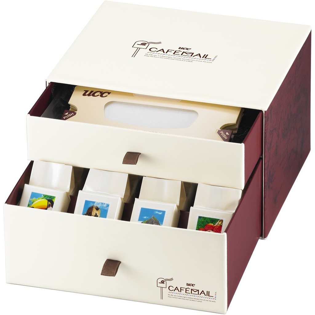UCC Coffee Gift Cafe Mail Drip Coffee (Ethiopian Mocha, Mandarin ...
