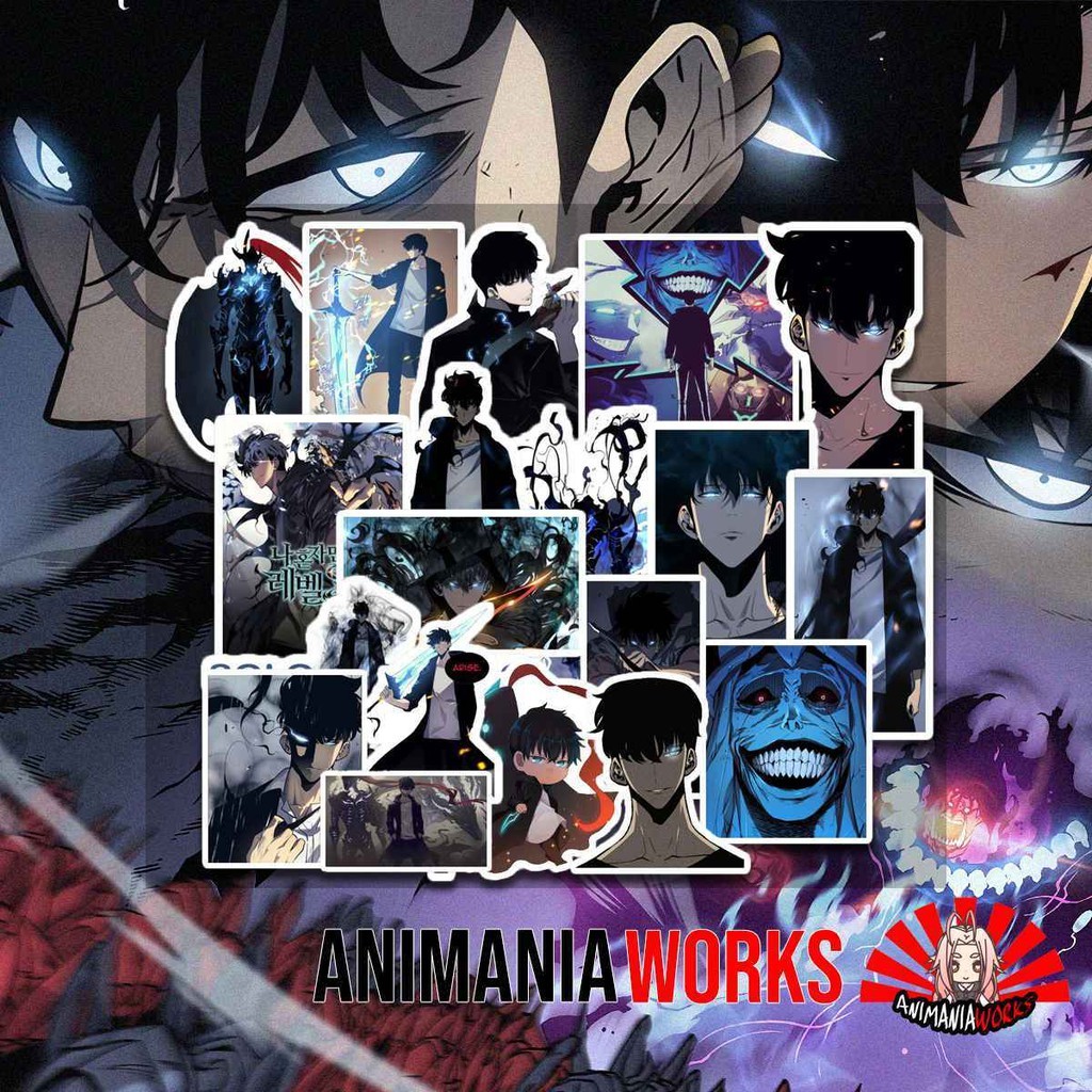 Anime Stickers / Solo Leveling Anime Sticker Collection / Coated Vinyl ...