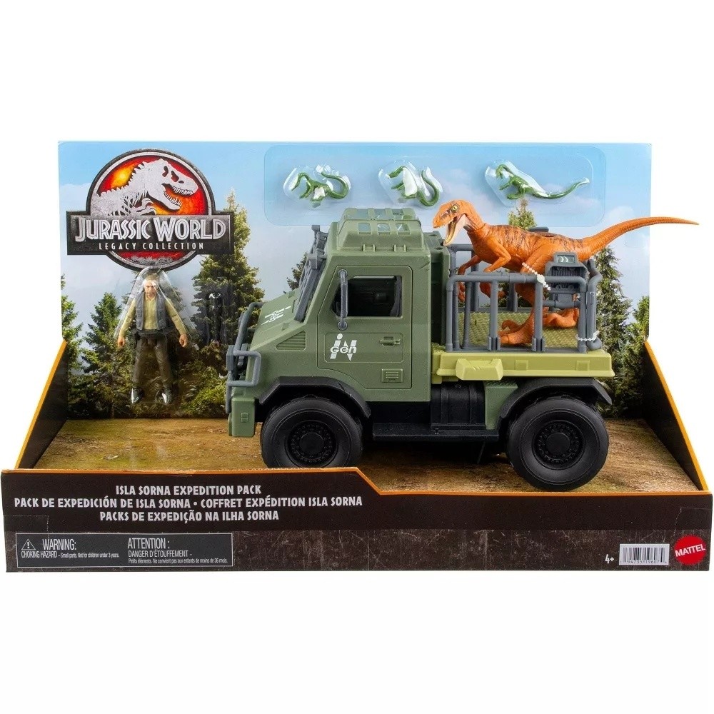 Mattel Jurassic World Jurassic Park Scene Series Simulation Genuine ...