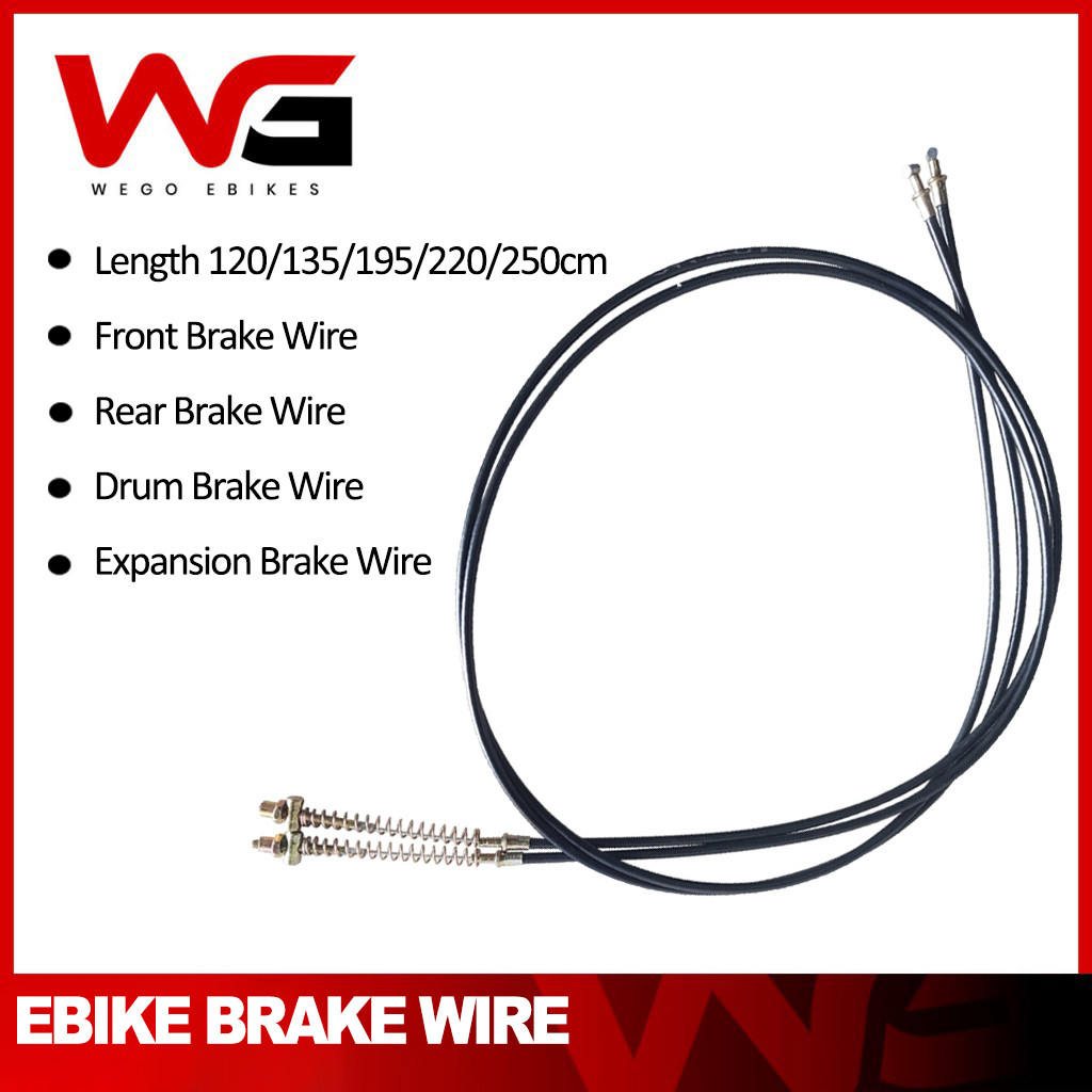 Ebike Drum/Expansion brake cable, front brake cable 135cm, rear brake ...