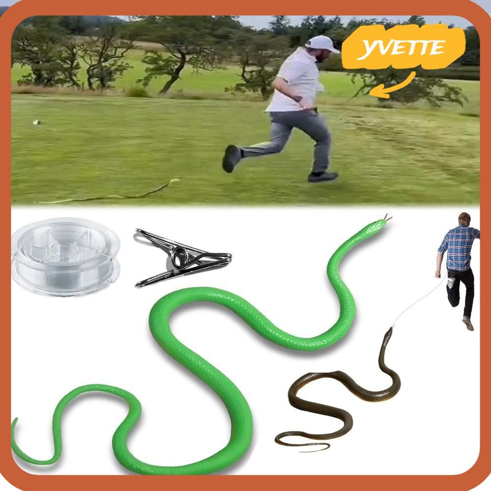 YVE Snake Prank with String Clip, Tricky Prop Practical Jokes Funny ...