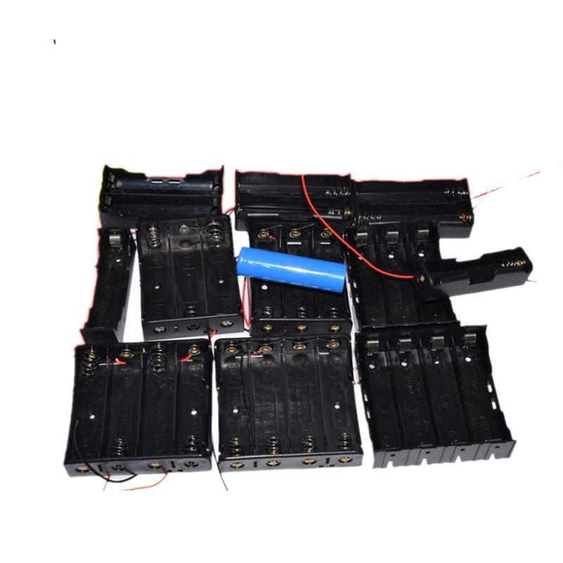 18650/2/3/4 26650 battery box diy3,7v with switch parallel series ...