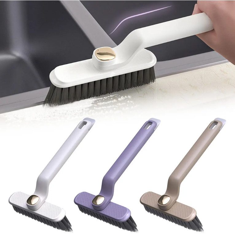 360 Rotating Cleaning Brush Toilet Floor Brush Kitchen Tile Gap Bristle ...