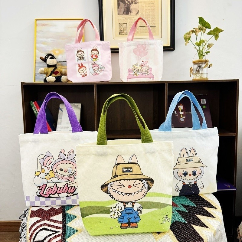 LABUBU Tote POP MART Collection labubu Handbag Small Tote Bag Gifts ...