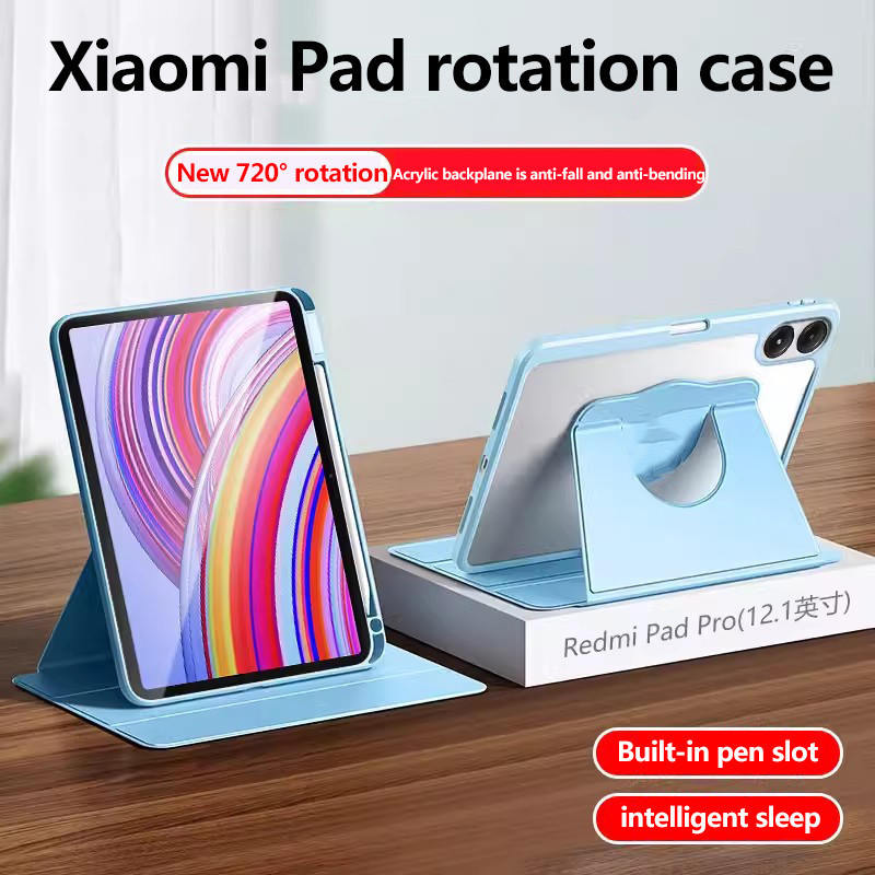 Rotating Acrylic Support Stand Case For Xiaomi Redmi Pad SE 4G 8.7"Poco ...