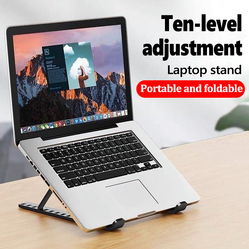 Foldable Laptop Metal Tablet Stand Stand Laptop Stand with Cooling Fan ...