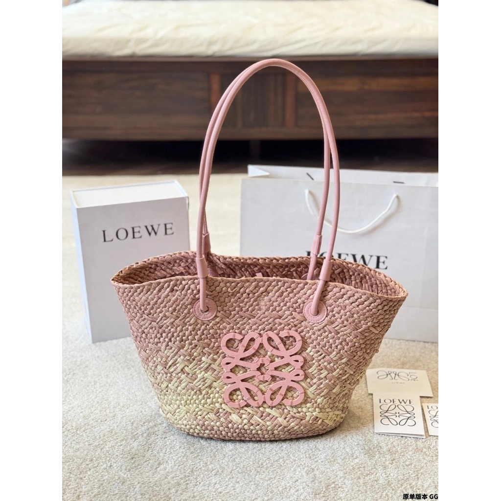 1:1Original Version Loewe Straw Bag Macaron Summer Candy Color Loewe ...
