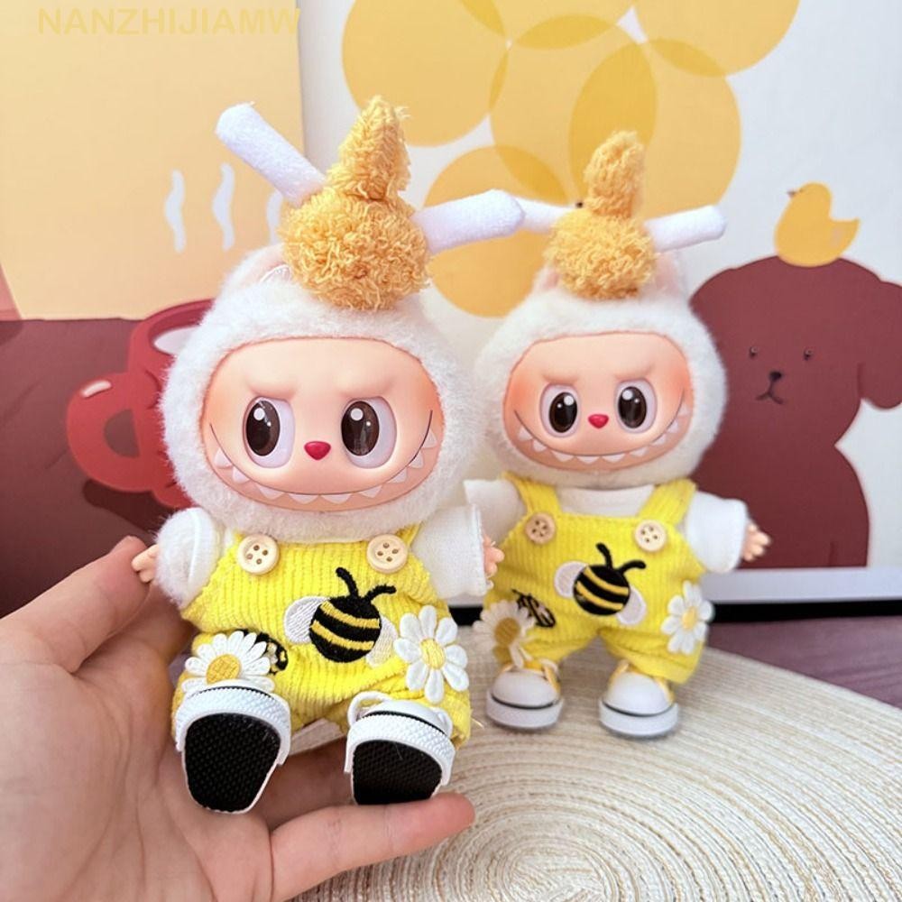 NANZHIJIAMW Labubu Doll's Cloth, Daisy Bee Sitting Labubu Time Cloth ...