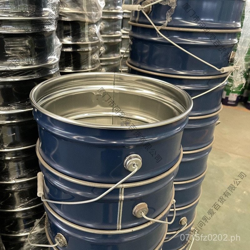 Construction Site Metal Iron Bucket Incineration Incineration Trash Can ...