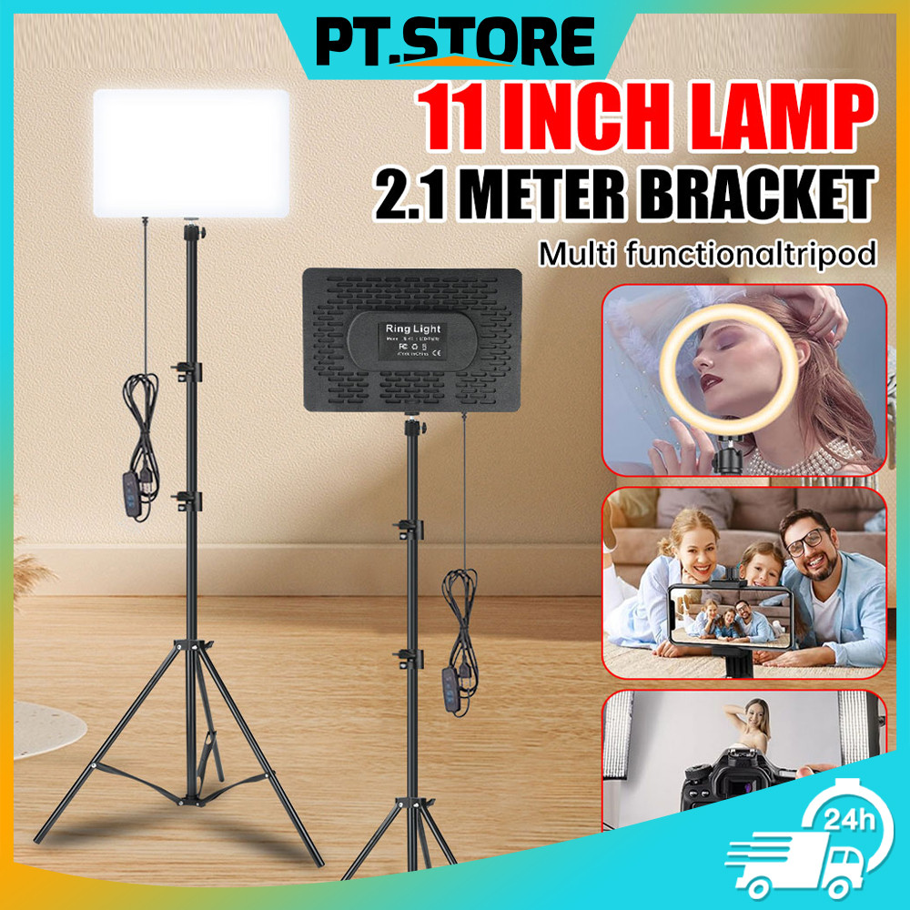11 inch LED Video Panel Light Photography Lamp Studio Lighting With ...
