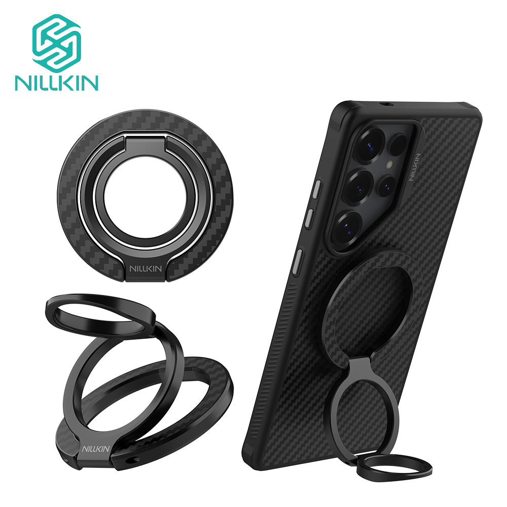 NILLKIN FiberSnap Magnetic Ring Stand Samsung Phone Stand Suitable for ...