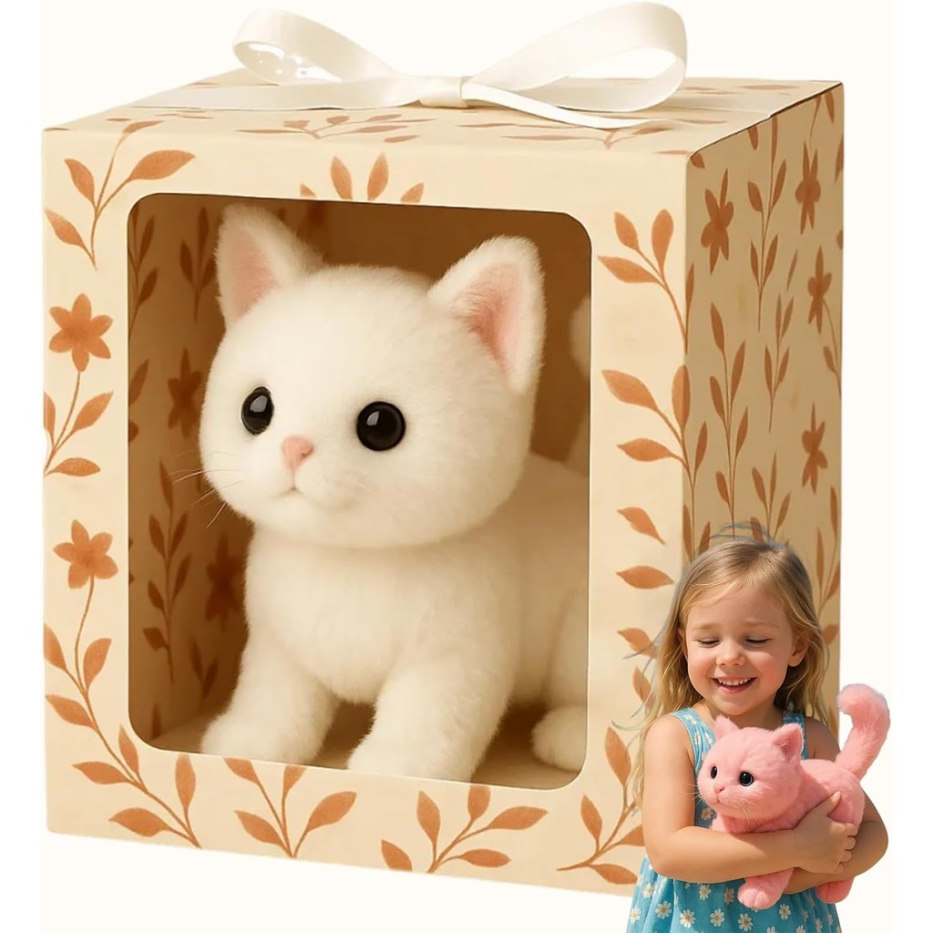 My Realistic Cat Toys, Sherem Robot Cat, Robot kitten That Acts Like A ...
