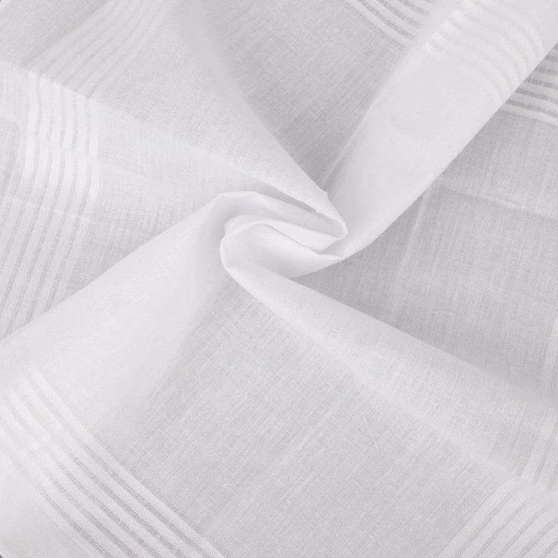 6pcs/12pcs Cotton White Panyo Handkerchief Gentleman White Handkerchief ...