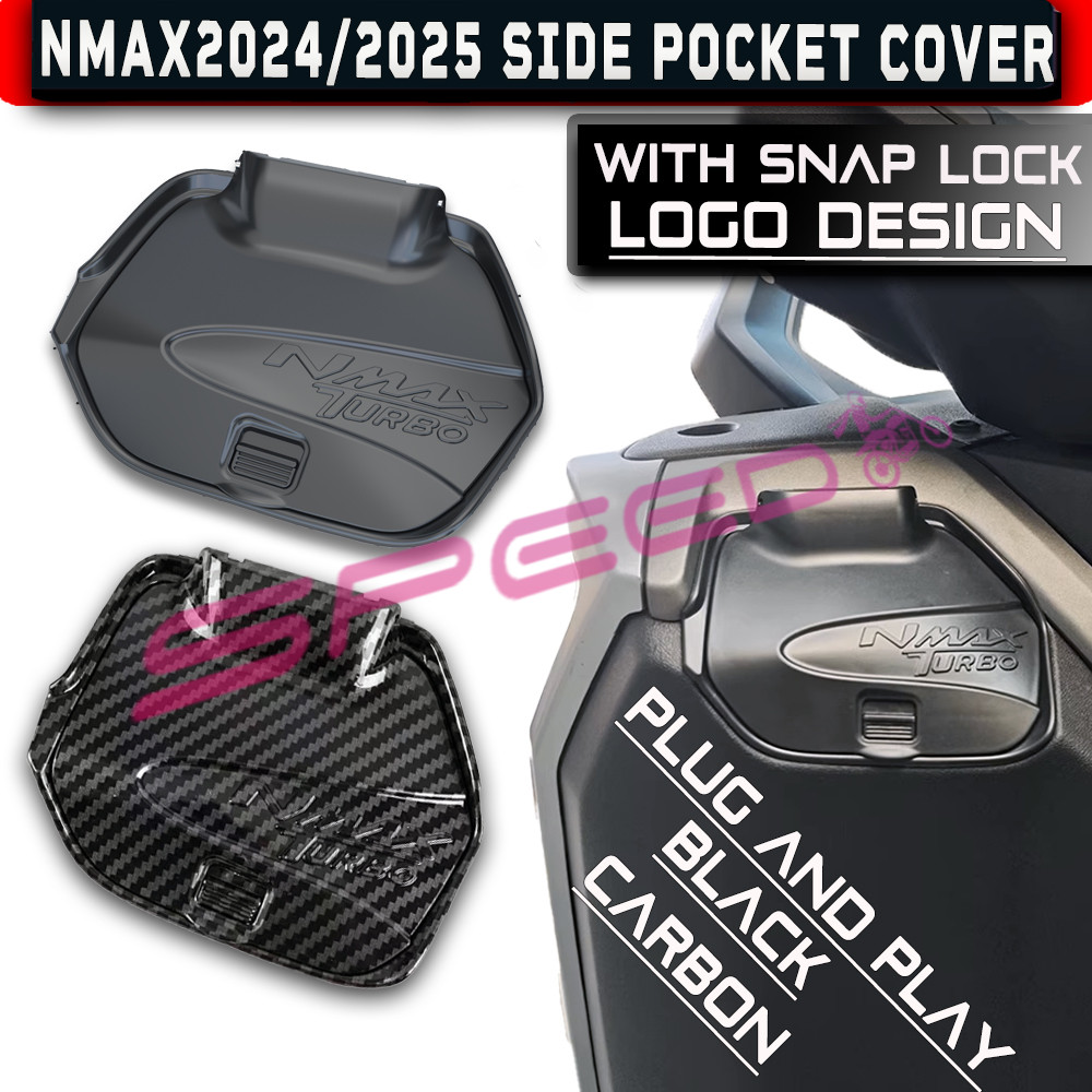 Nmax Turbo V3 2024/2025 Side Pocket Cover With Turbo LOGO Compartment ...