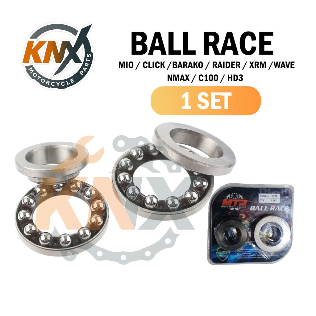 Ball race bearing Set For MIO / WAVE125 / RAIDER150 / XRM110 / C100 ...