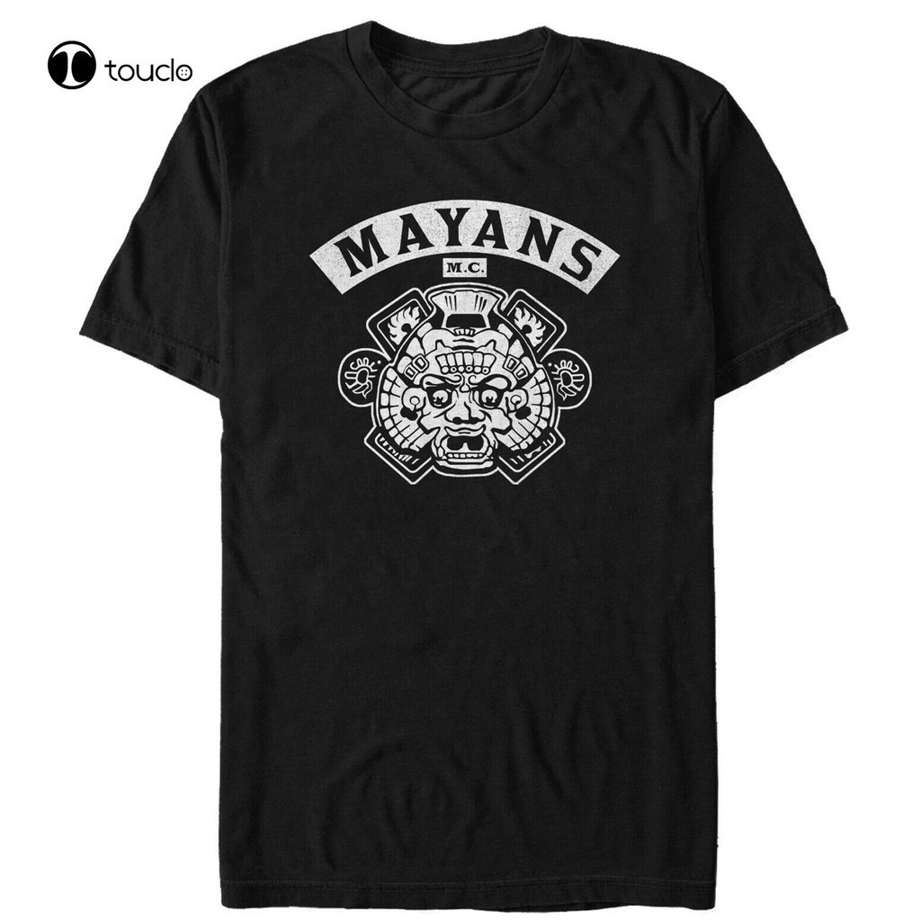 Mayans Mc Simple Classic Ancient Symbol White Tee | Shopee Philippines