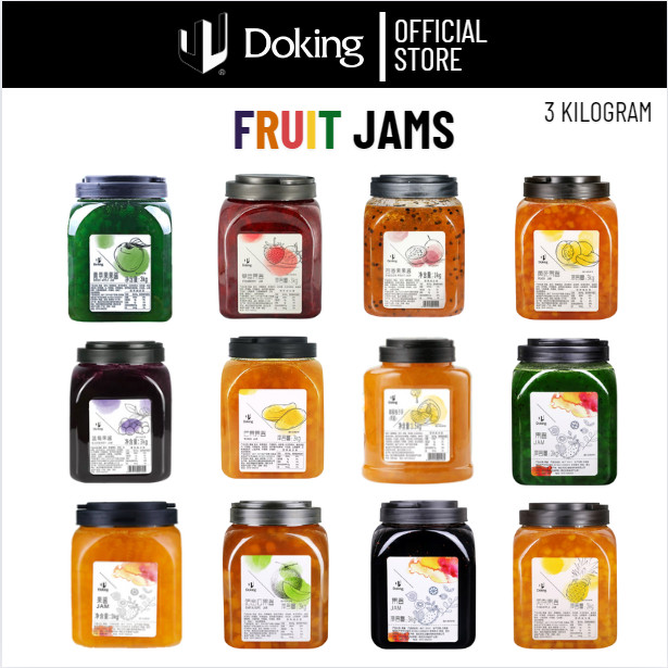 Doking Fruit Flavored Jams 3KG | Shopee Philippines