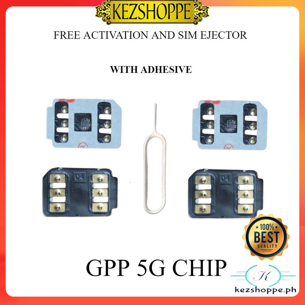 GPP 5G CHIP FREE Sim Ejector FOR iPhones FREE ACTIVATION | Shopee ...