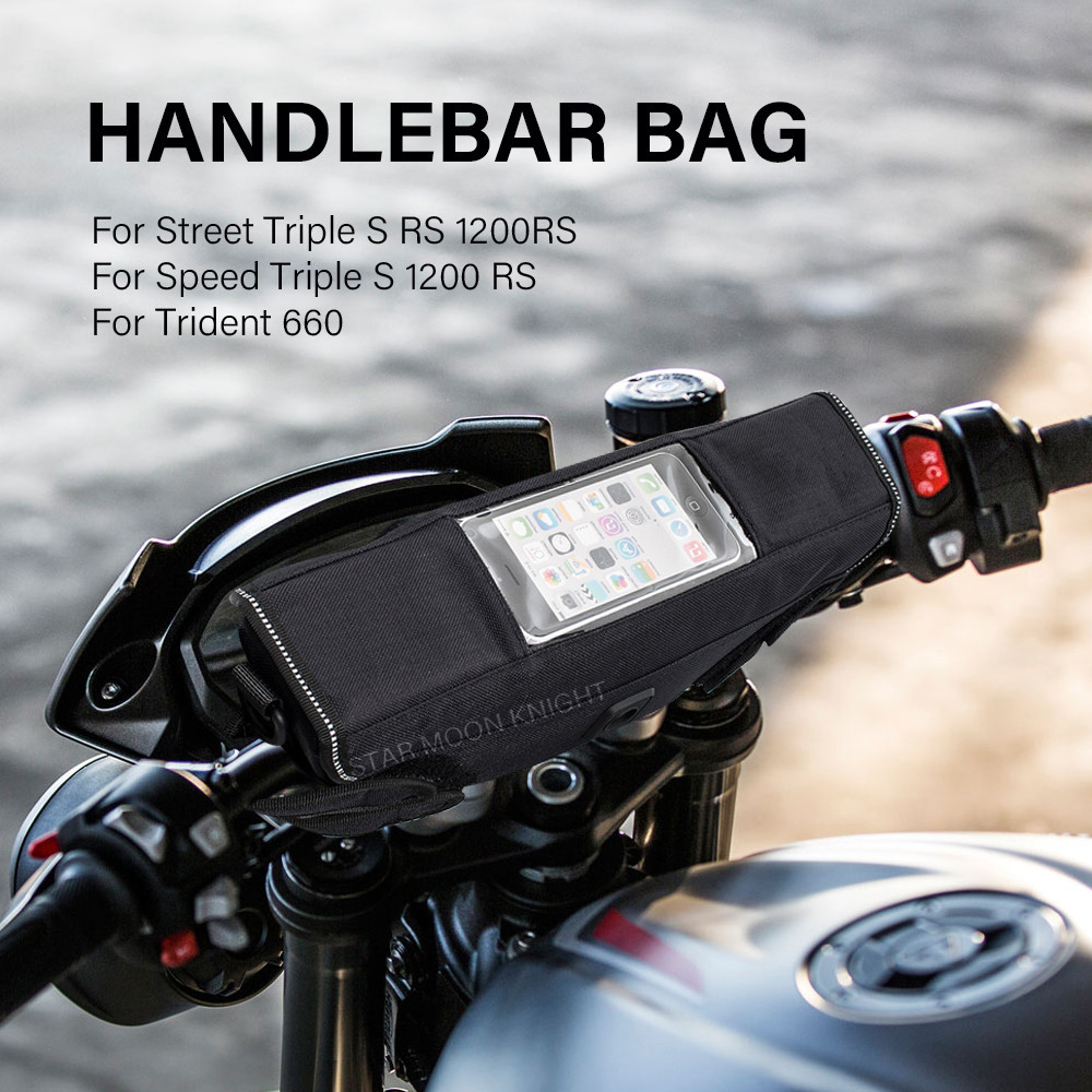 Motorcycle Waterproof Bag Storage Handlebar bag Travel Tool bag For ...