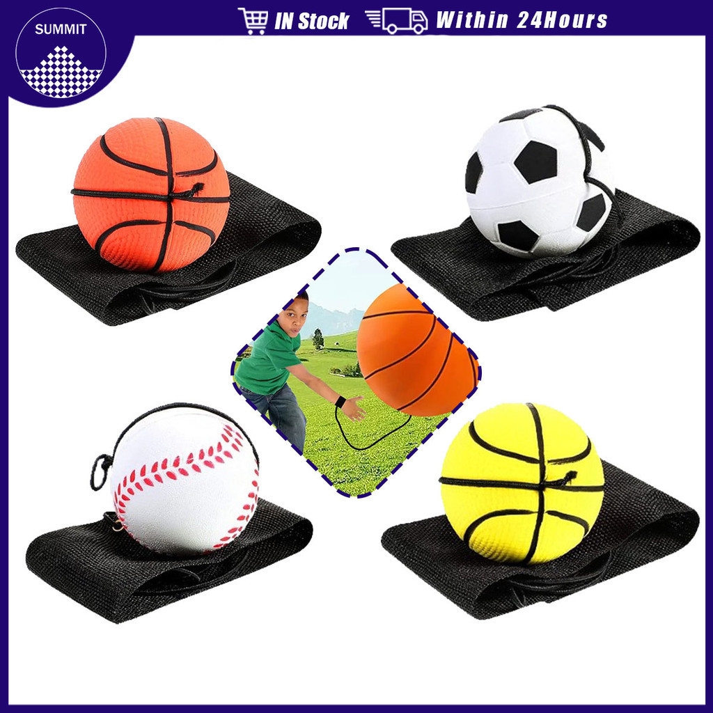 Finger Exercise Elastic Ball Rebound Wrist Ball On Elastic String - 8 ...