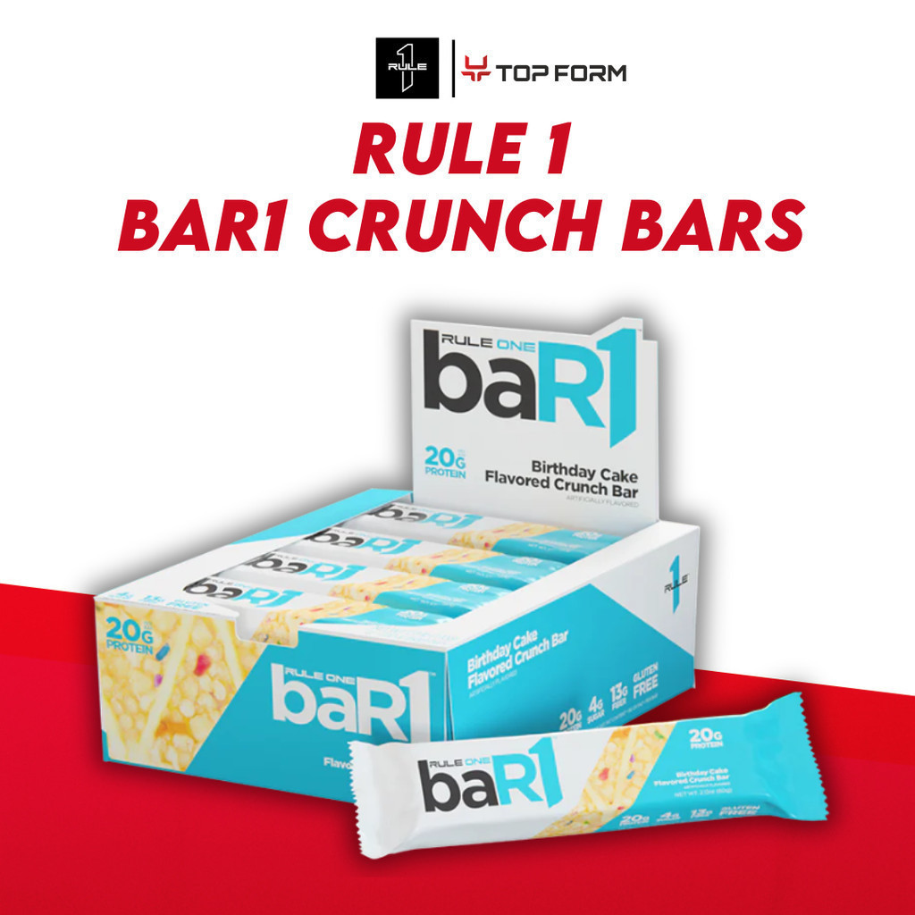 Rule 1 BaR1 Crunch Bars - 20g protein (per piece) | Shopee Philippines