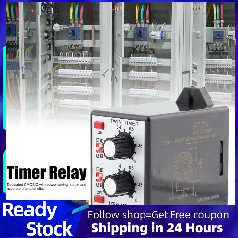 Inspirexshop Twin Timer Relay Power saving stable and accurate ...